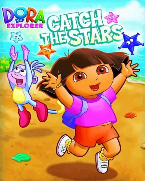 Dora The Explorer Poster Diamond Painting