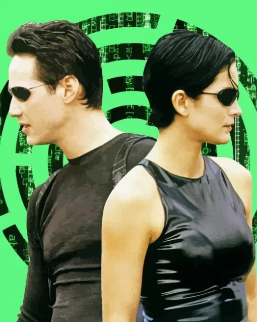 The Matrix Characters Art Diamond Painting